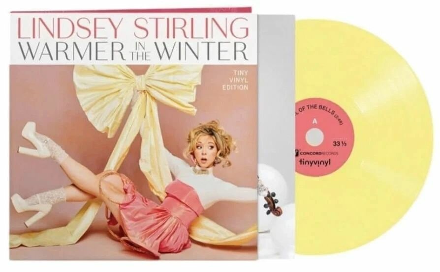 Lindsey Stirling - Warmer In The Winter (2024)/Limited Edition & Urban Outfitters Exclusive - Желтые/Миниатюрное виниловое издание/Виниловая пластинка