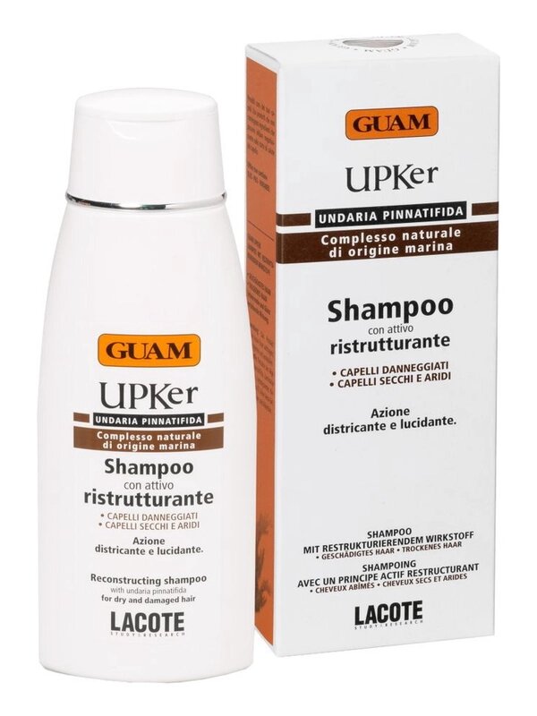 Guam Шампунь для волос реструктурирующий UPKer Shampoo Con Attivo Ristrutturante, 200 мл
