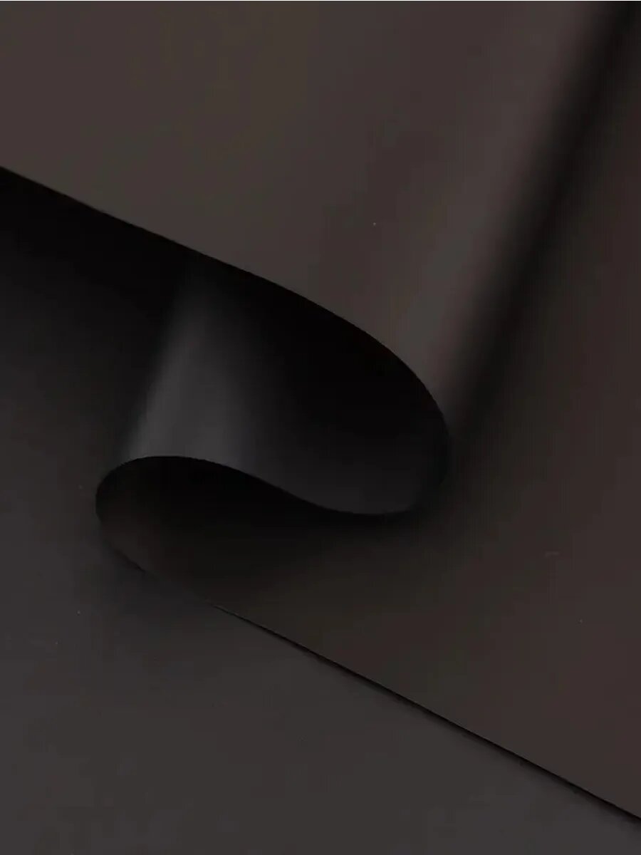 Матовая пленка для цветов, черная, 30 м