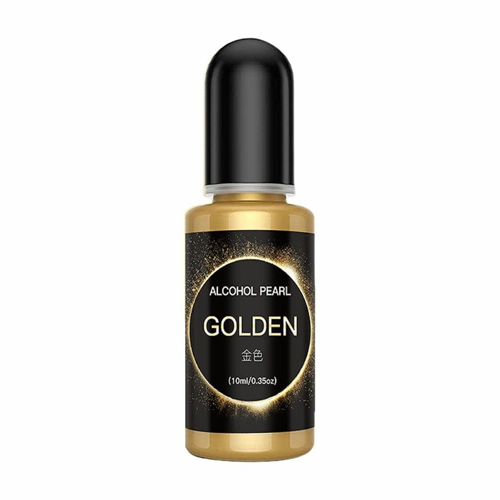 1 флакон 3D перламутровой эссенции для окрашивания металлических пятен-gold