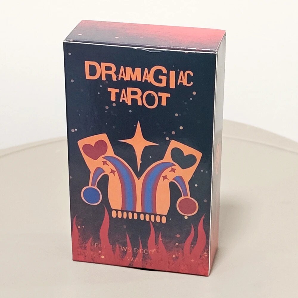 Красная колода Таро Dramagiac 78 шт.