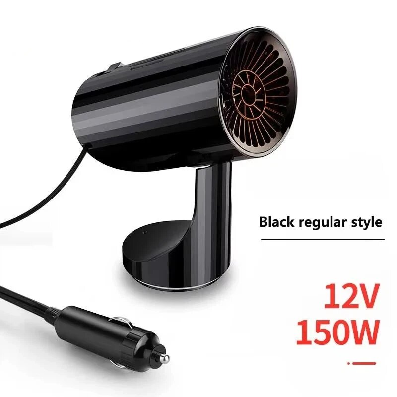 Xiaomi 24 В/12 В 150 Вт автомобильный обогреватель вентилятор отопления окна лобовое Black 12V