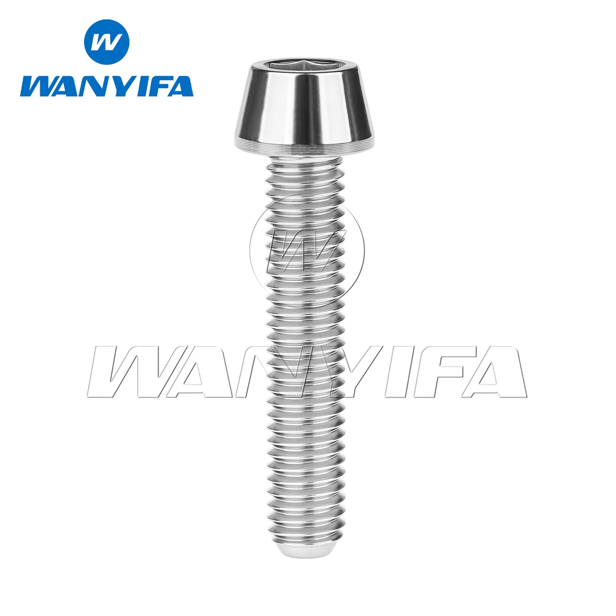 Титановые болты Wanyifa M5x 9-60 мм серебристый, M5x60mm