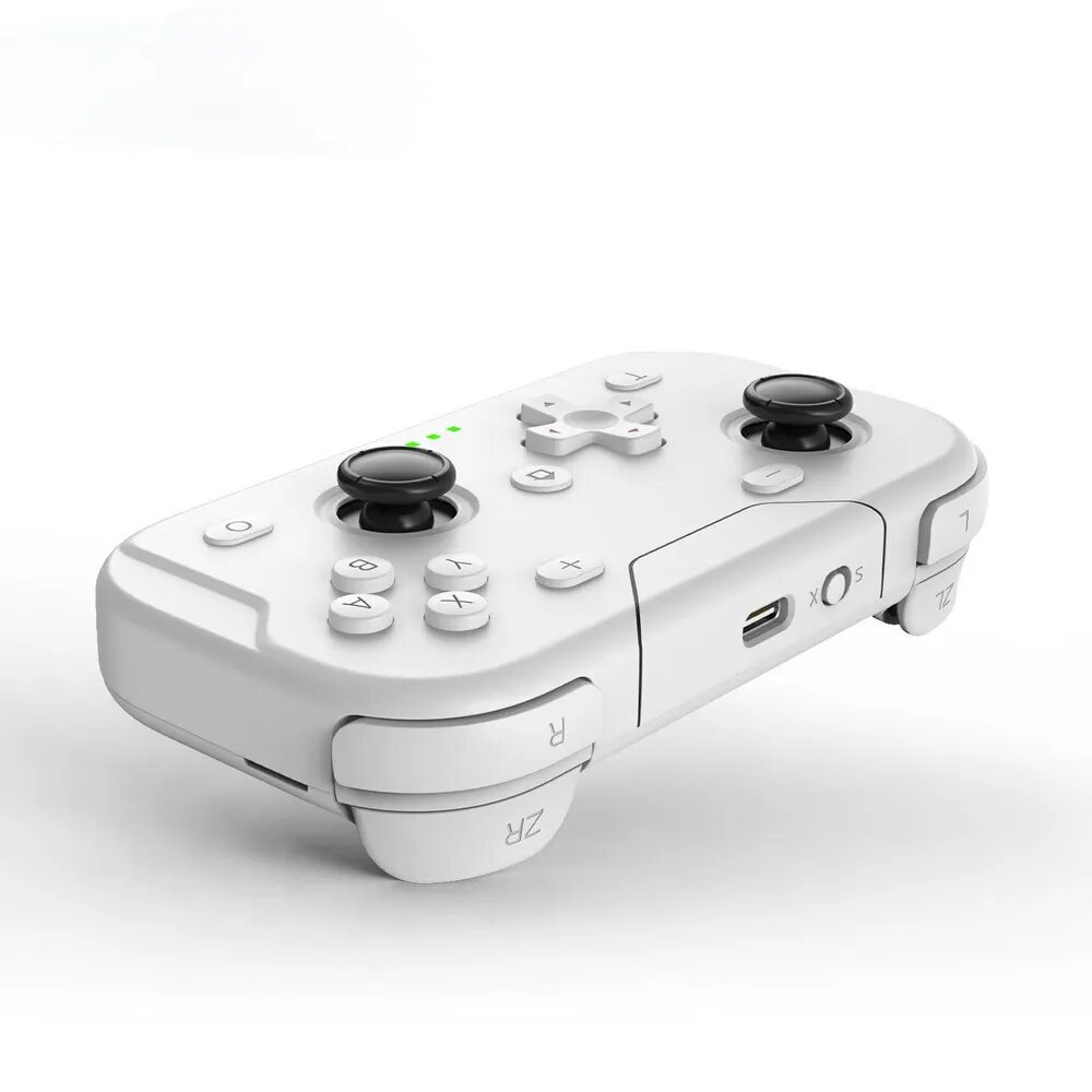 Комплект из 2 беспроводных карманных контроллеров AceGamer для Nintendo Switch 2, джойстик с функцией подъёма и опускания, Bluetooth-геймпад с 6-осевым гироскопом