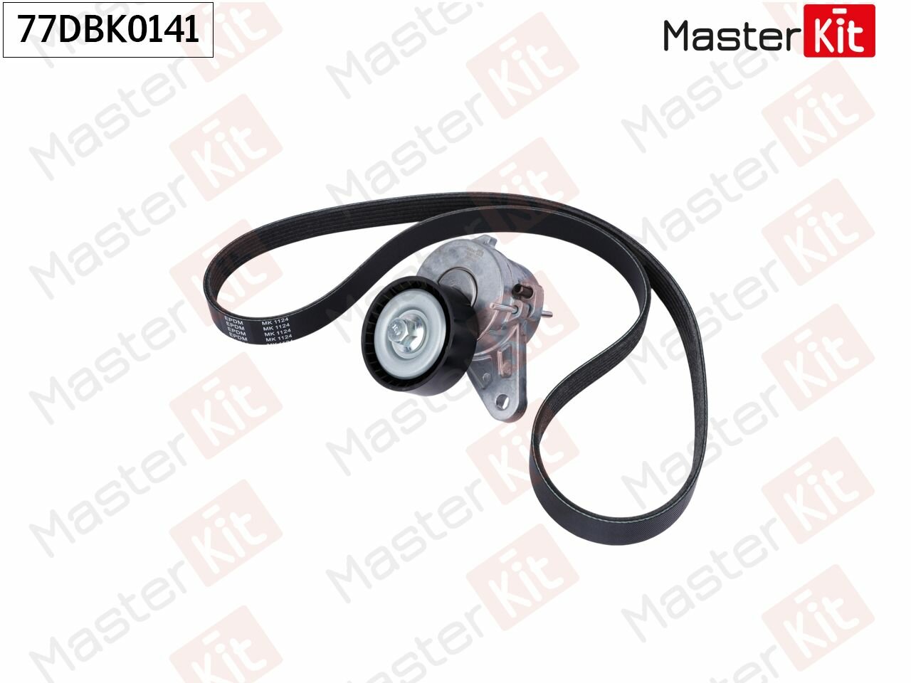 Комплект ремня приводного Geely Monjaro KX11Tugella FY11 20-Volvo XC60 II246 17- MasterKit 77DBK0141