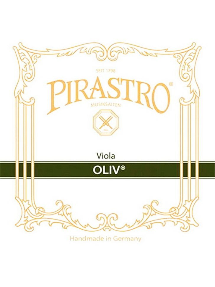 Комплект струн для альта (аккорд) OLIV, среднего натяжения (mittel), Германия, Pirastro, 221021