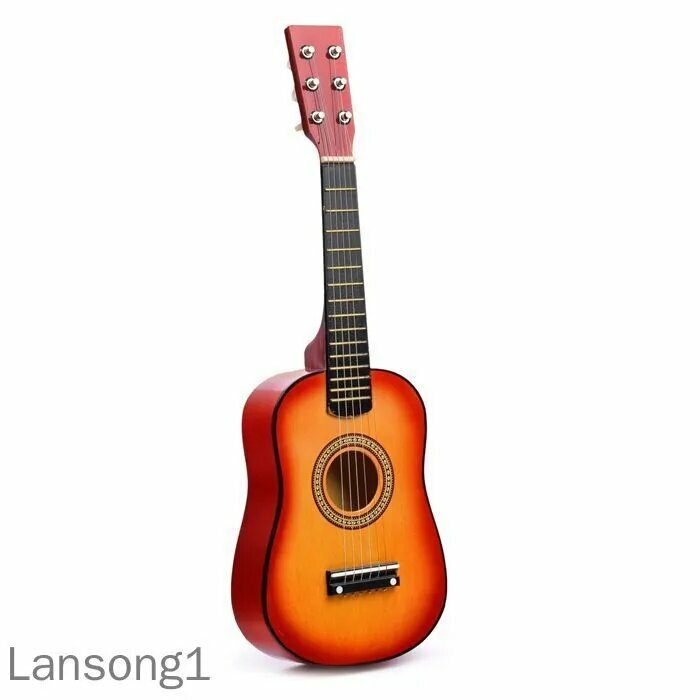 Гитара детская деревянная 6 струн 58см