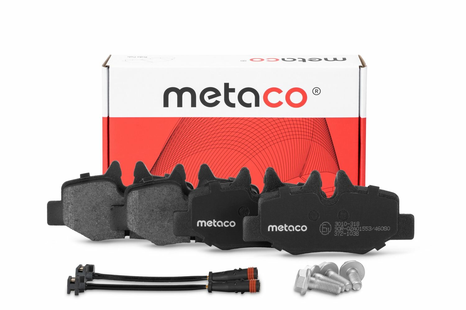 METACO Колодки тормозные задние дисковые MERCEDES VITO/ VIANO (W639) (2003>) С датчиком