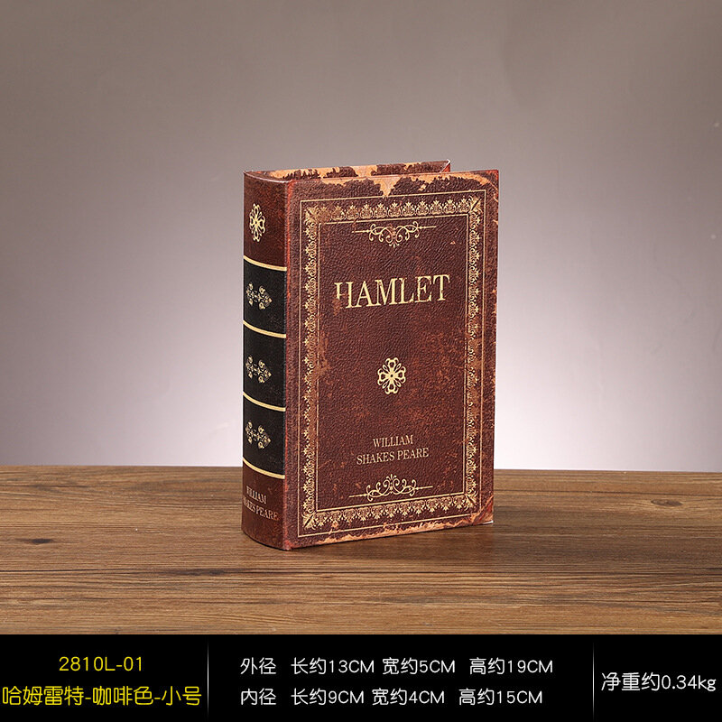 Имитация книги, модель книги для декора в кабинете, офисе, книжной полке, винтажная декоративная книга, реквизит для фотографии, ремесленная демонстрация