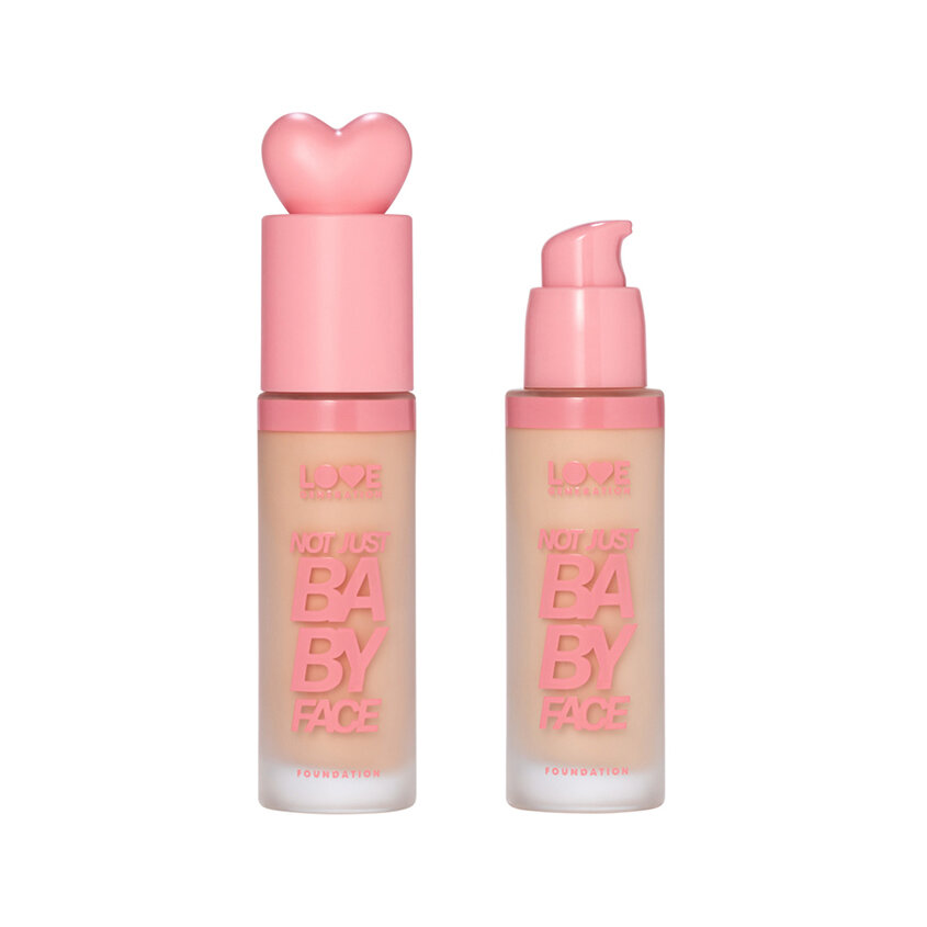 Основа тональная для лица LOVE GENERATION NOT JUST BABY FACE с эффектом естественного сияния тон 03 Nude beige