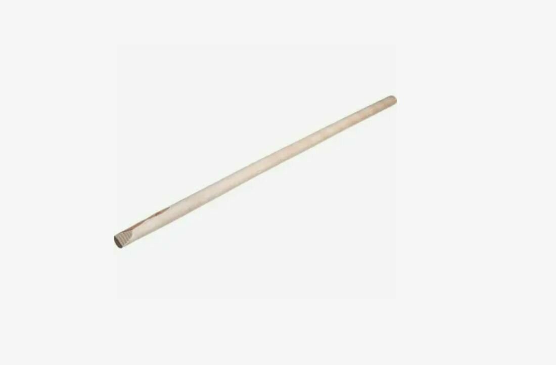 Черенок для метел, граблей, лопаты, швабры, щетки. Березовый, высший сорт, диаметр 24 мм, длина 1200 мм