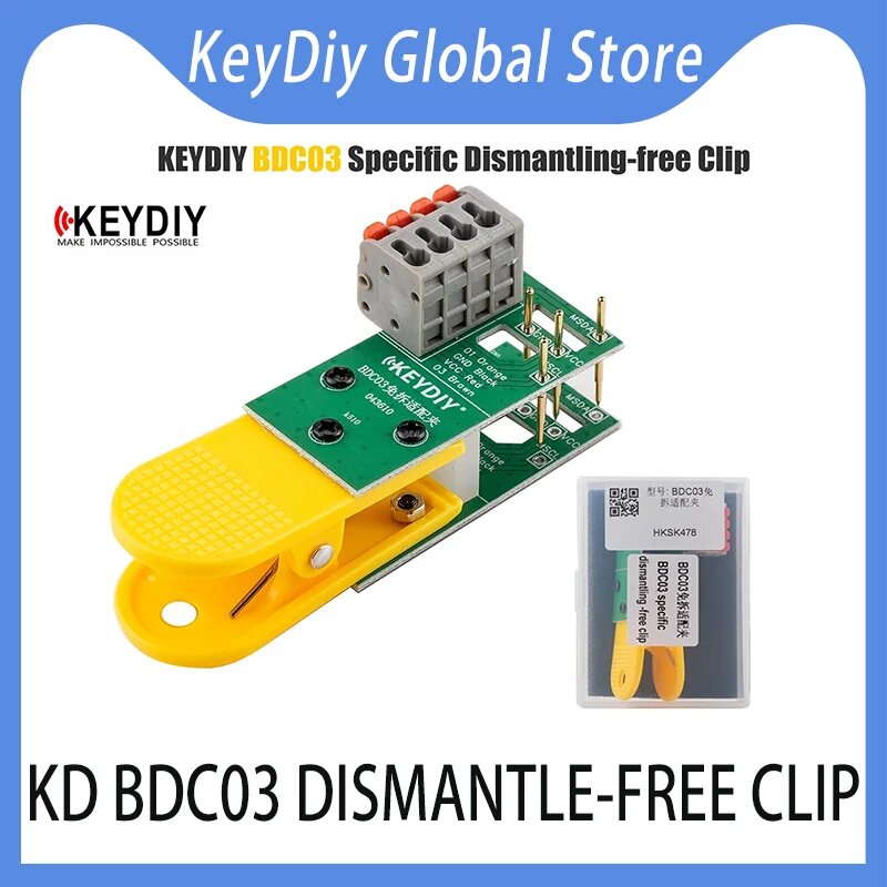 KEYDIY BDC03 Специальный зажим без демонтажа Адаптер без демонтажа Для программирования ключей BDC3 Работа с KD-X4 KDX4 KD X4
