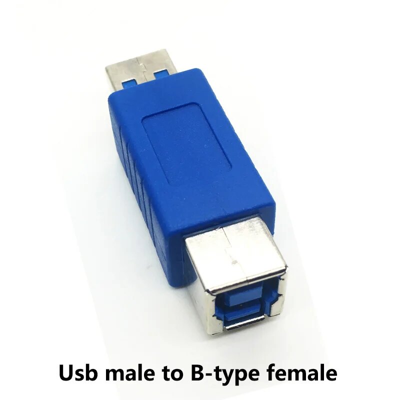 Адаптер для принтера, переходник с углом 90 градусов USB 3,0 «штекер-гнездо» на Usb 3,0, с разъемом Type-c usb M/F micro-b, 1 шт.