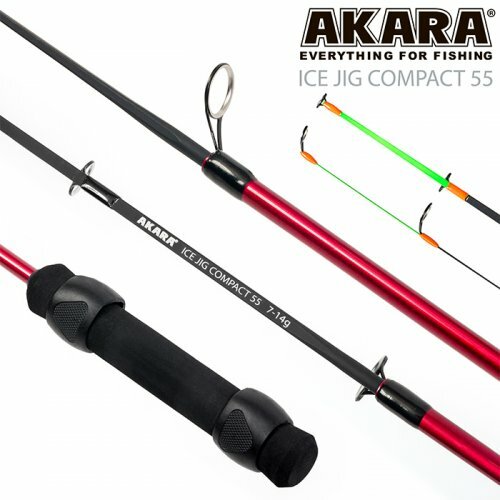 Удочка зимняя 2 колена Akara Ice Jig Compact 14г 55см,