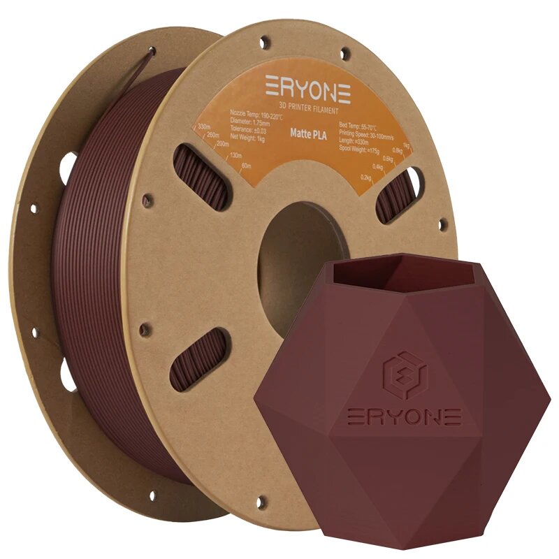 ERYONE Матовая PLA нить Ruby red cuminrot, 1 кг