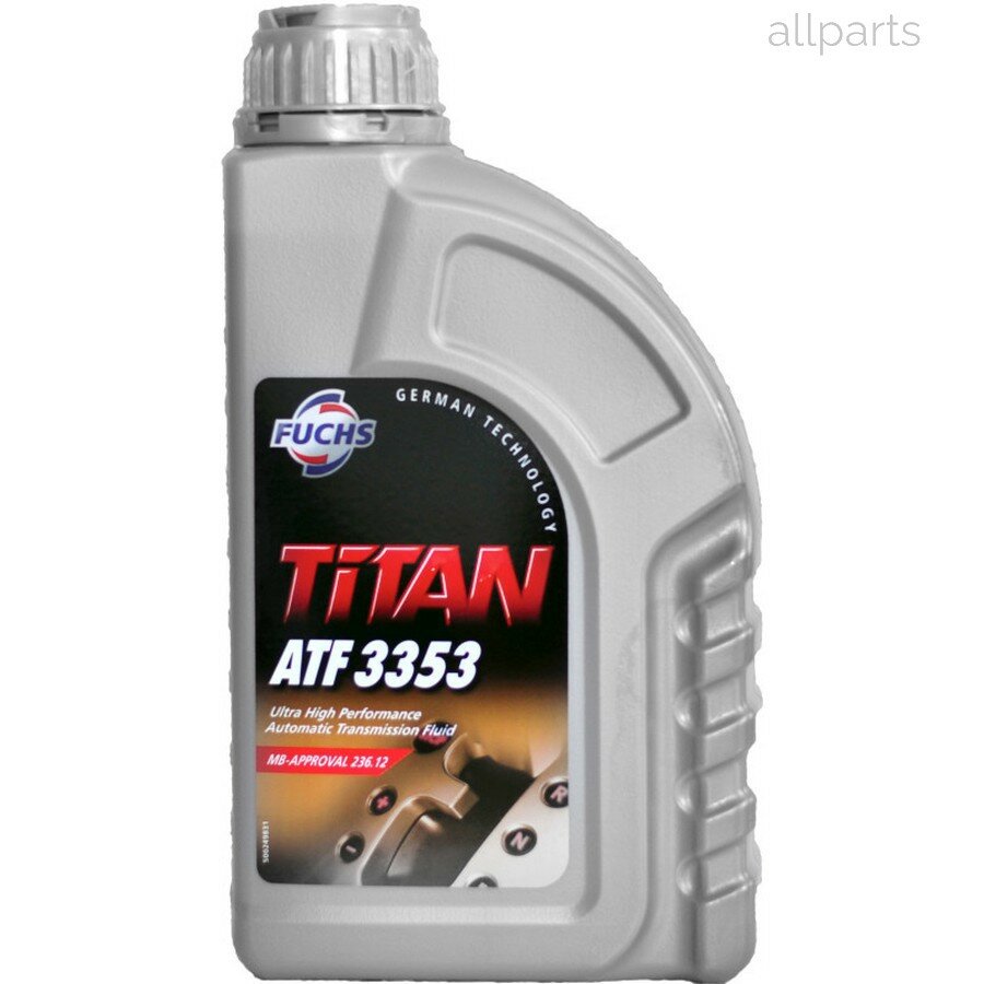 FUCHS 600631895 Масло трансмиссионное и гидравлическое TITAN ATF 3353 DEXRON III 1л MB236.12 G052162 (красная)