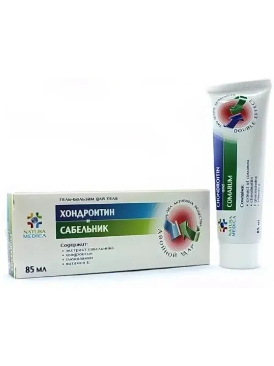 Naturamedica Гель-бальзам хондроитин с сабельником 85 мл