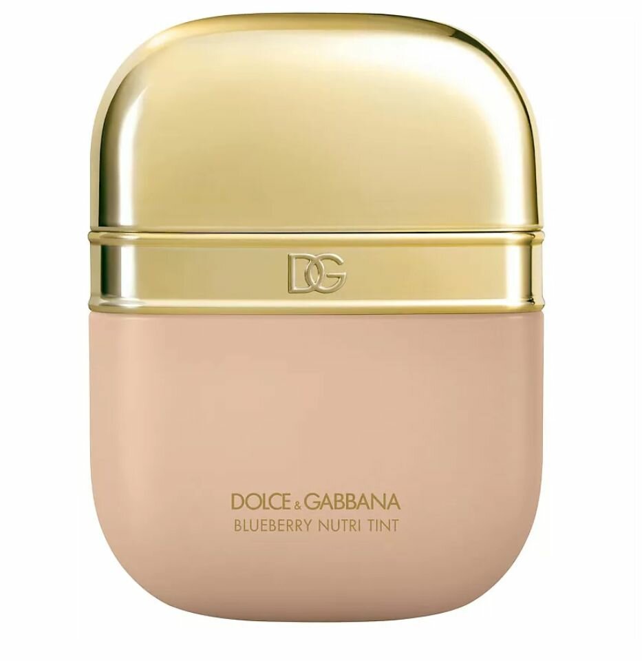 DOLCE&GABBANA Увлажняющий тональный крем с эффектом сияния SPF 20 PA+++ Blueberry Nutri-Tint, 10N Light Medium, 30 мл