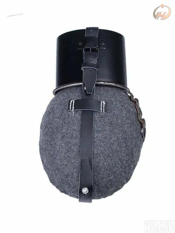 Солдат Немецкой элитной армии Второй мировой войны, немецкая фляга и шерстяной чехол