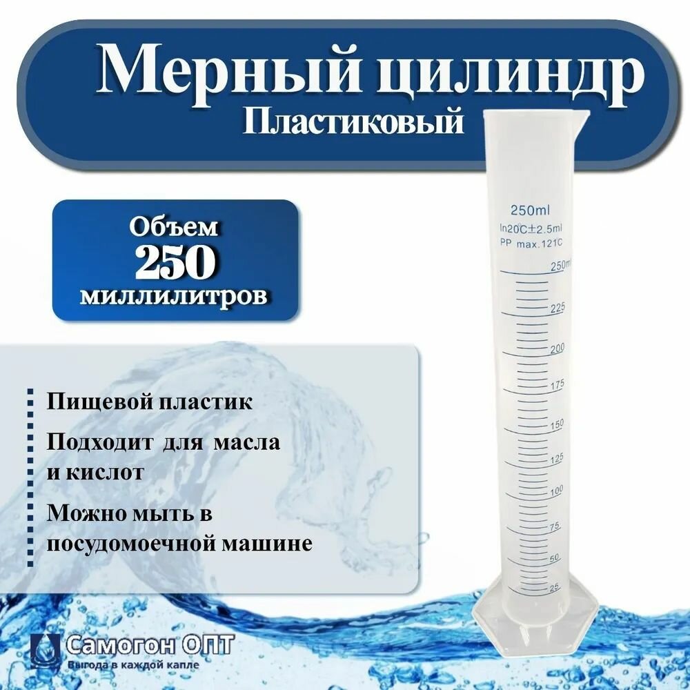 Емкость мерная, 250 мл, 1 шт