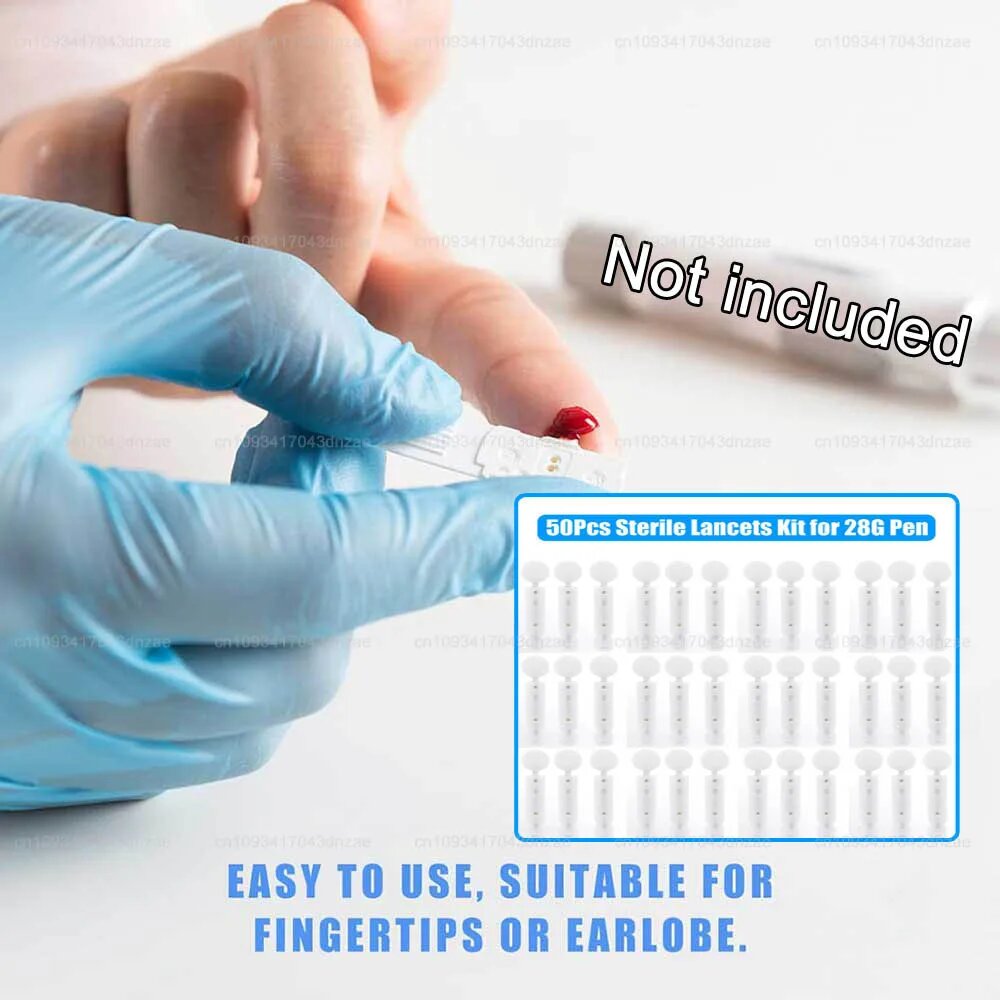 Набор ланцетов HDRSMTMED для измерения глюкозы 50 шт