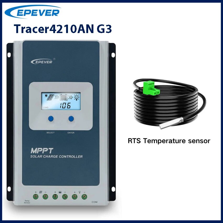 Солнечный контроллер EPEVER Tracer-AN G3 40A 12В/24В 4210ANG3 RTS