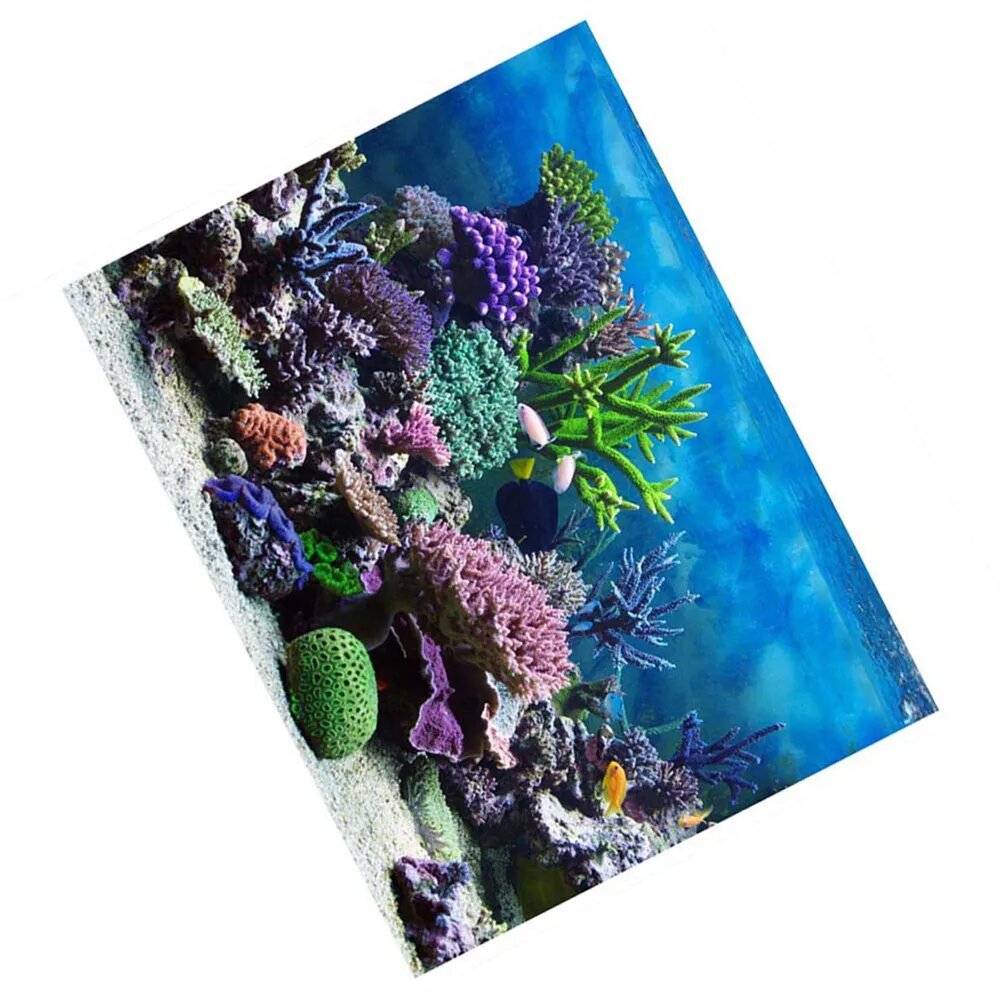Аквариум толстый пвх морской коралл фон декоративной живописи