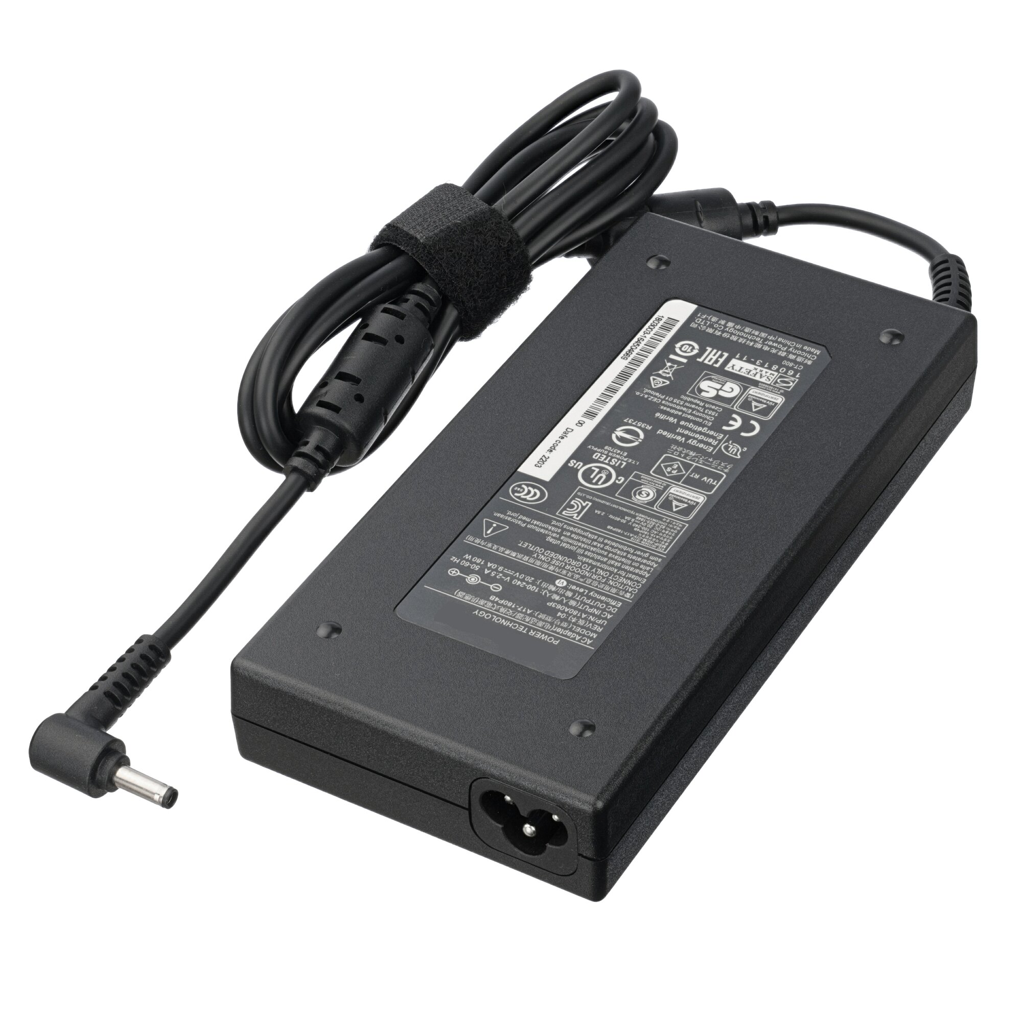 Блок питания для MSI 4.5x3.0мм, 180W (20V, 9A), черного цвета