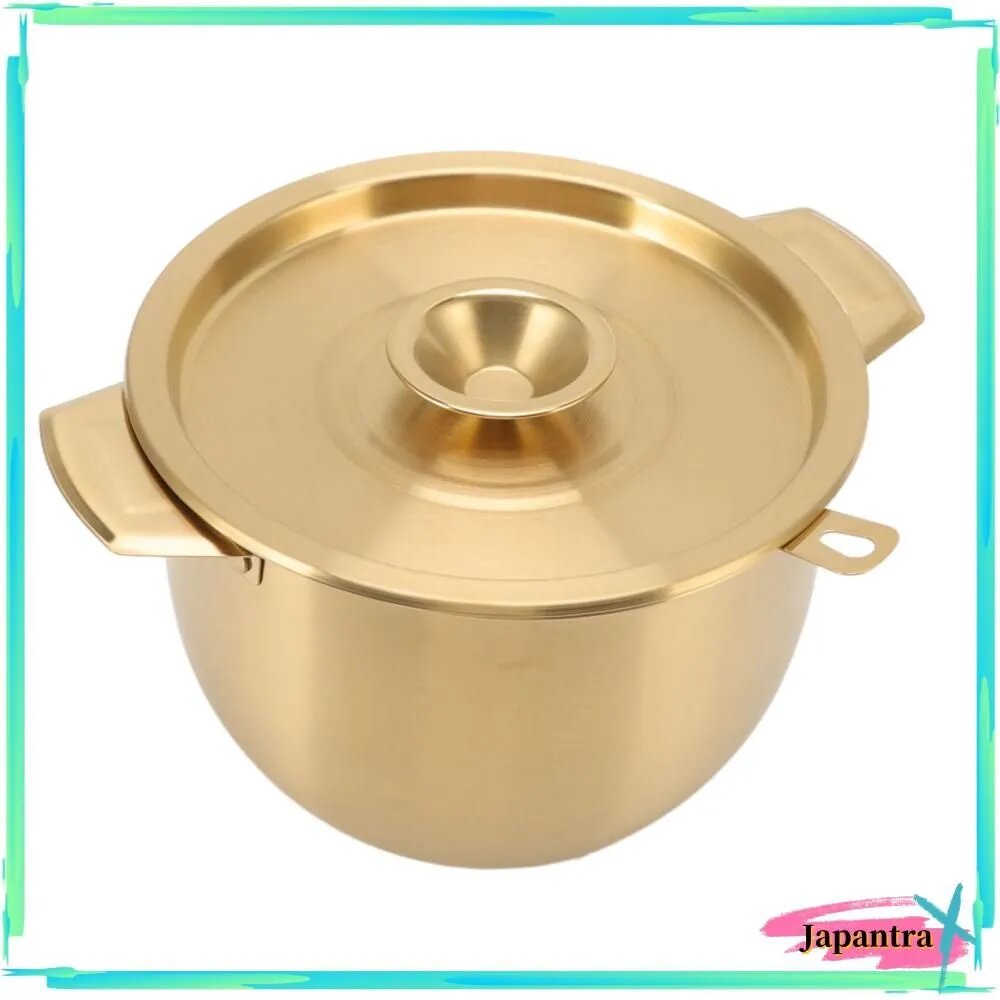 IKEA Кастрюля, Нержавеющая сталь золотистого цвета с крышкой для приготовления