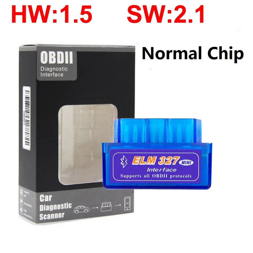 ELM327 Mini V1.5 OBD2 сканер Bluetooth 4,0 для OBD 2 Автомобильный диагностический Mini ELM327 blue