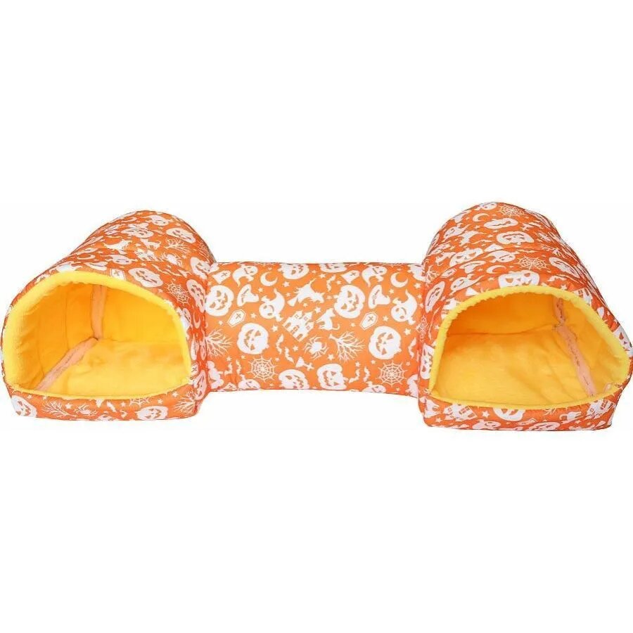 Теплый утепленный домик-туннель для грызунов: хомяки, крысы, морские свинки, сурикаты и сахарные летяги