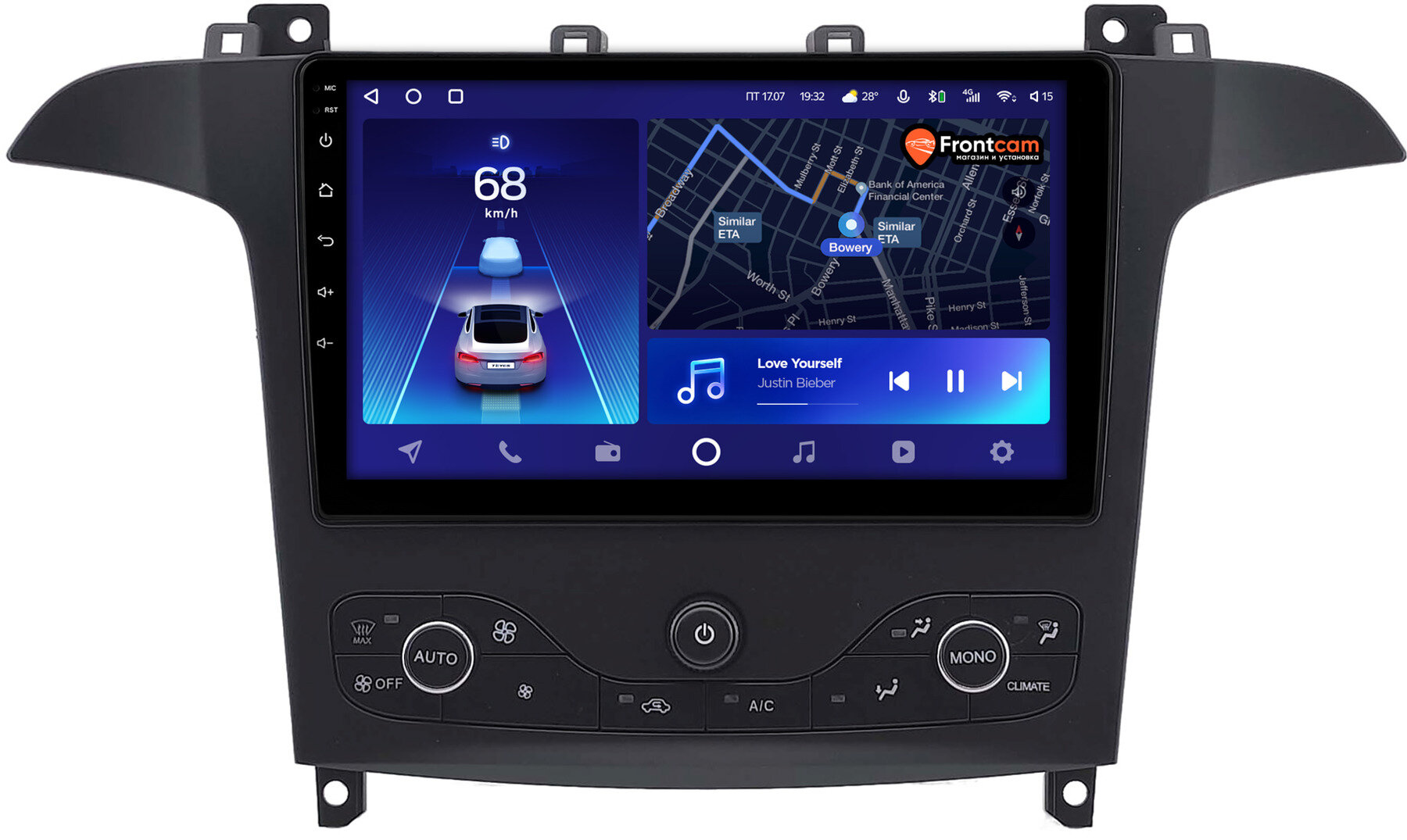 Штатная магнитола Ford S-Max, Galaxy 2 2006-2015 (авто с NAVI, Тип 1) Teyes CC2 PLUS 6/128 9" RM-9-2626 Android 10 (4G-SIM, DSP, QLed)