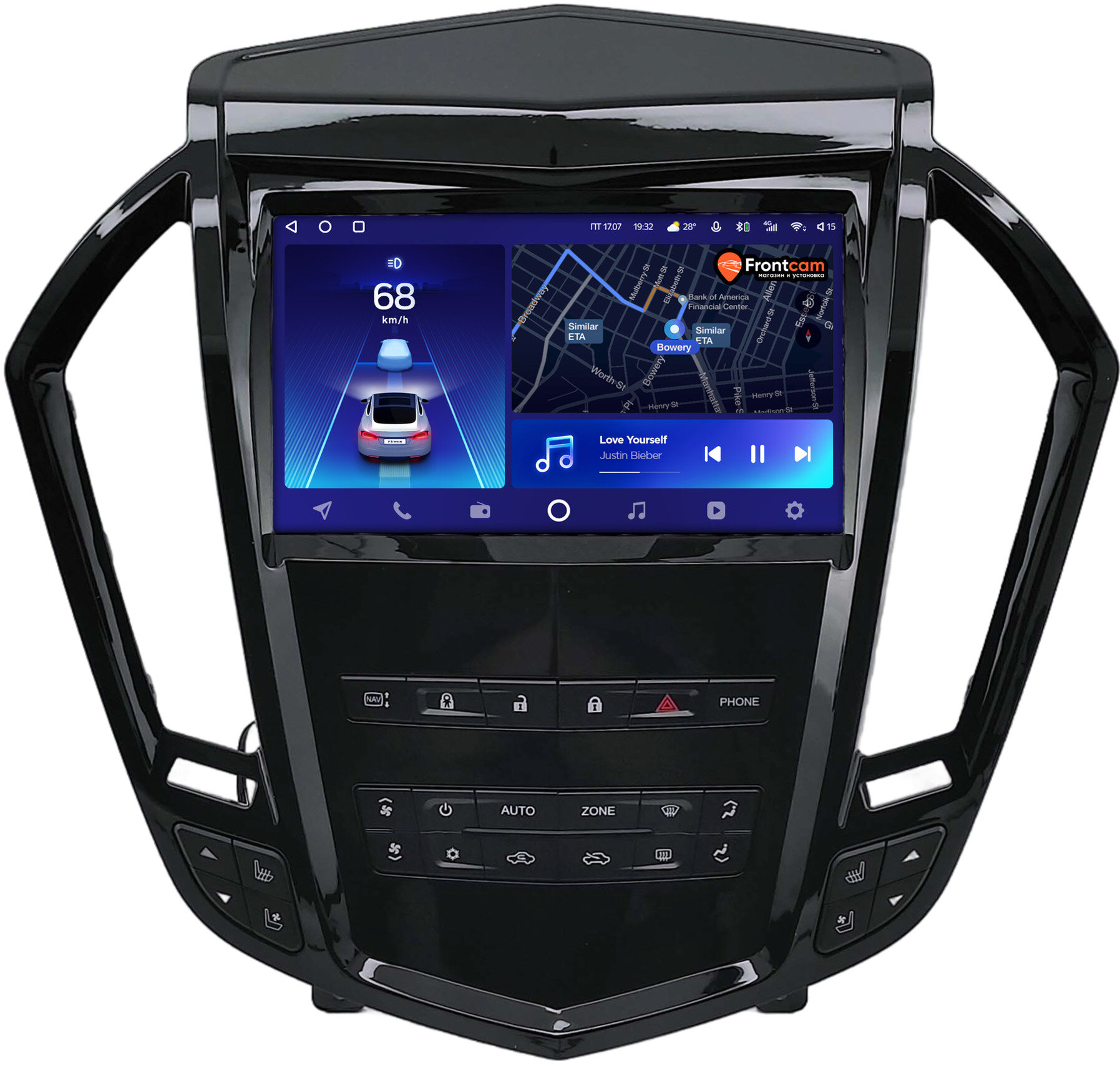 Штатная магнитола Cadillac SRX 2 2009-2012 Teyes CC2 PLUS 6/128 9" RM-9-0172 Android 10 (4G-SIM, DSP, QLed)