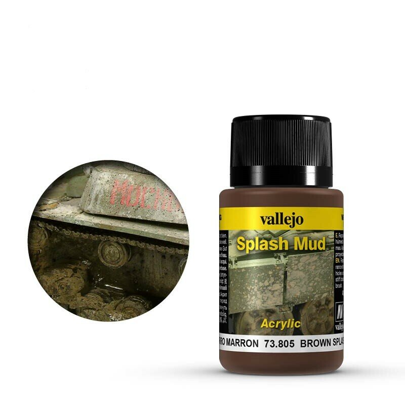 Аксессуар для Warhammer Vallejo Краска Vallejo Splash Mud: Brown 73.805 (40 мл)