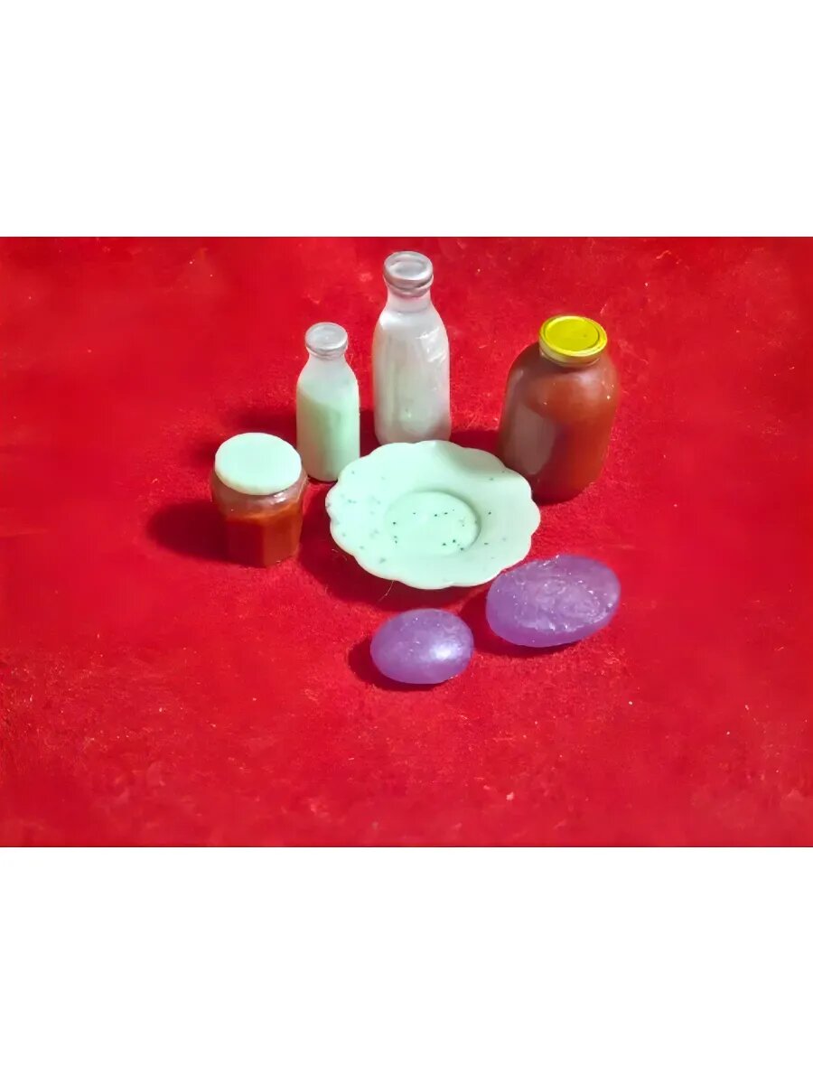 Набор миниатюр - 7 шт, для ватной игрушки