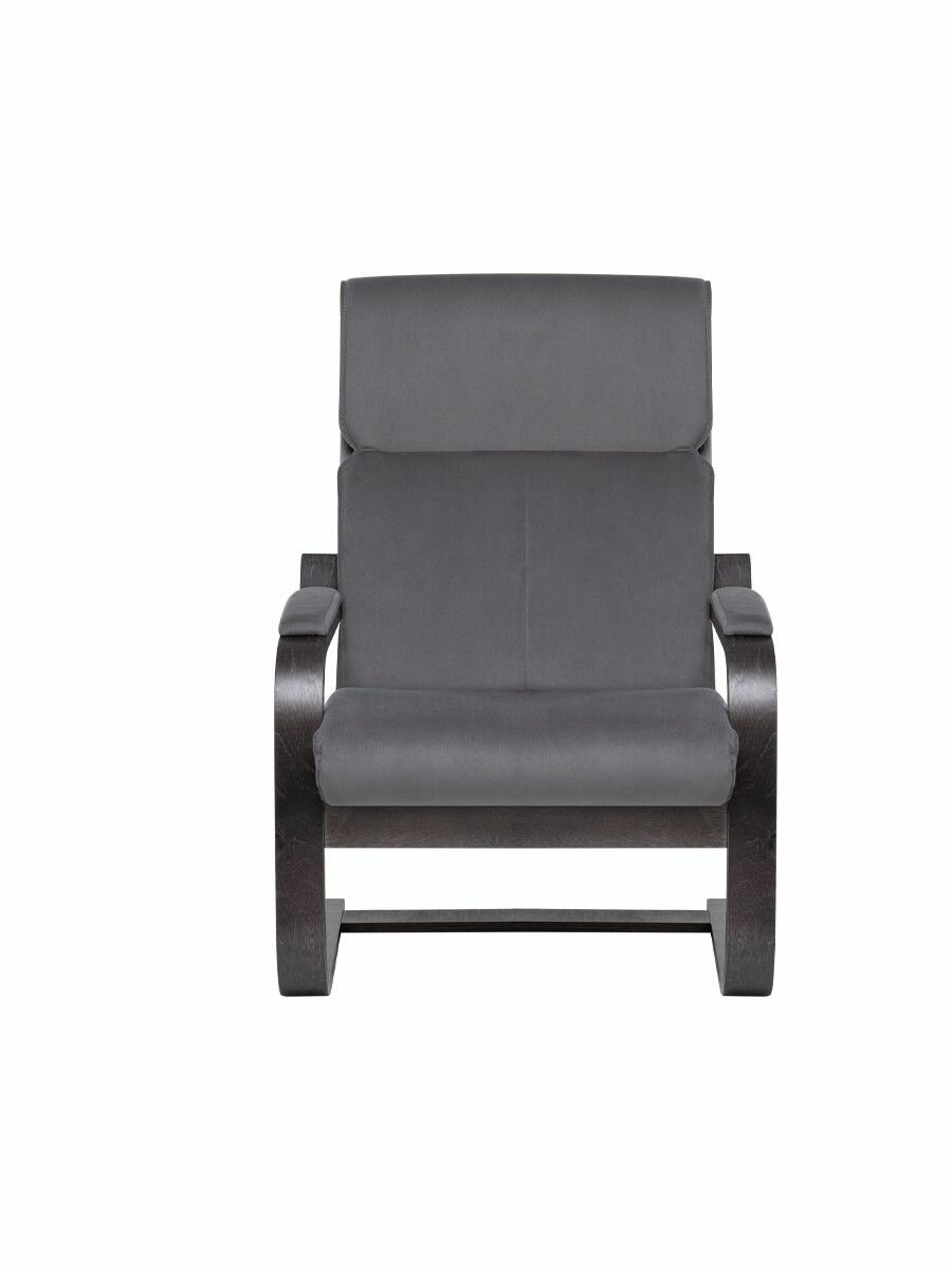 Кресло Askona (Аскона) Лекко Тк. Velutto 32 серый текстура