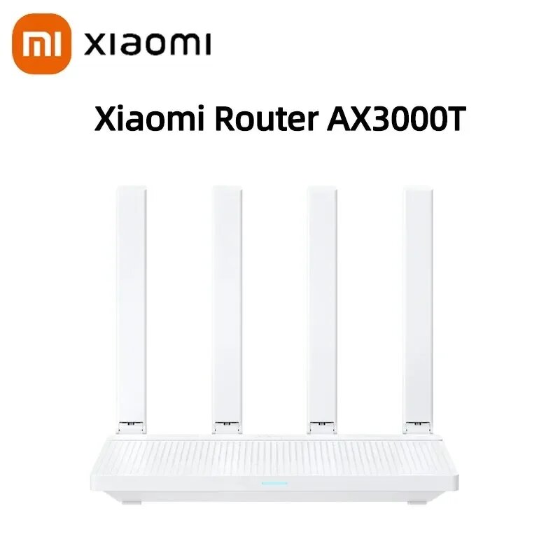 Двухдиапазонный Wi-Fi Роутер Xiaomi AX3000T С Портами Ethernet, Усилителем Сигнала Для Игр