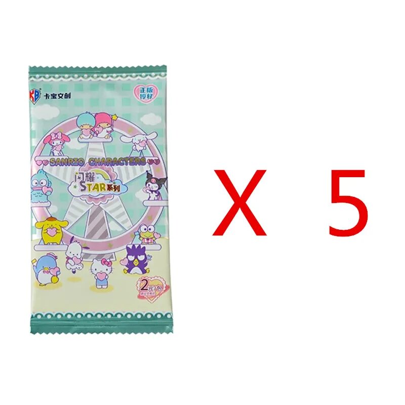 Коллекционные аниме-карты Sanrio Hello Kitty Kuromi