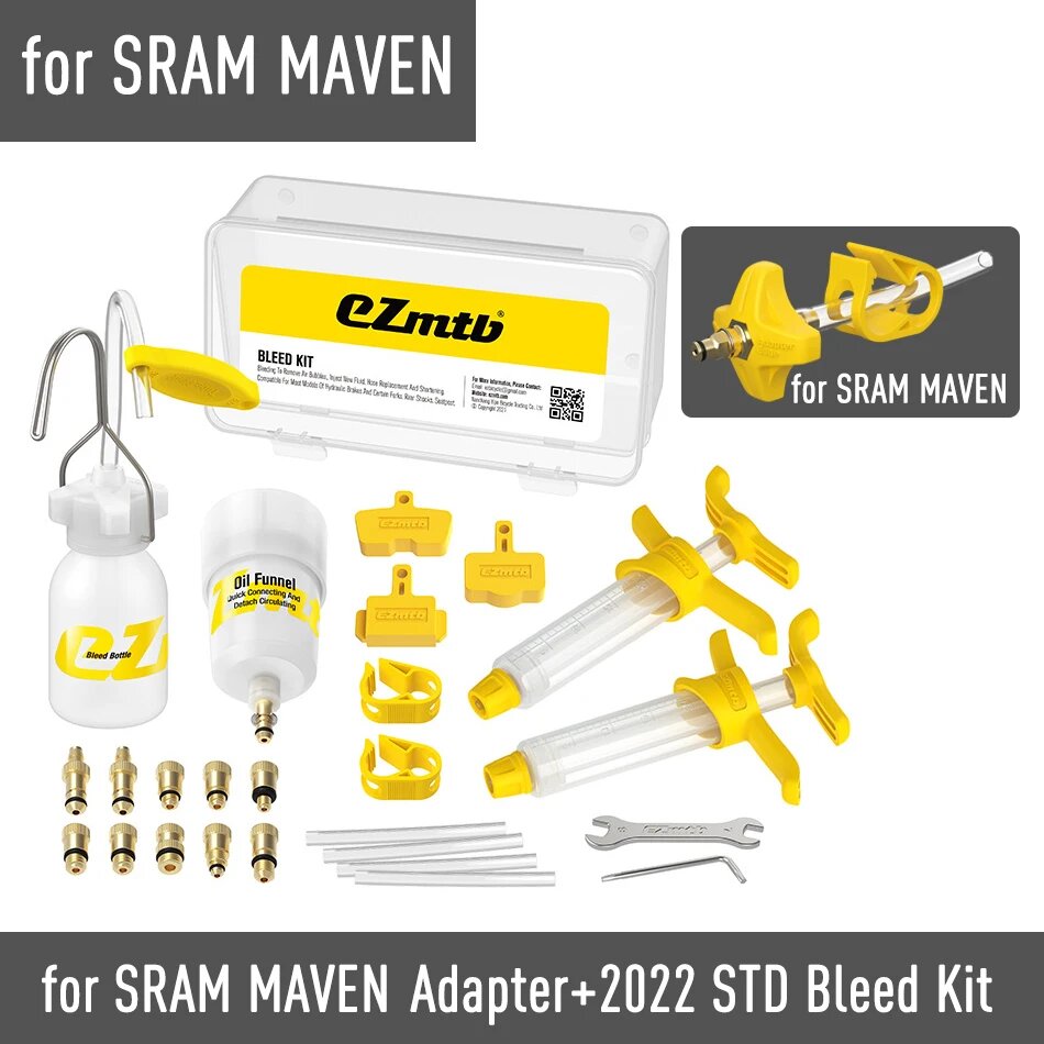 EZMTB Комплект для прокачки тормозов SRAM Maven forSramMaven 2022STD