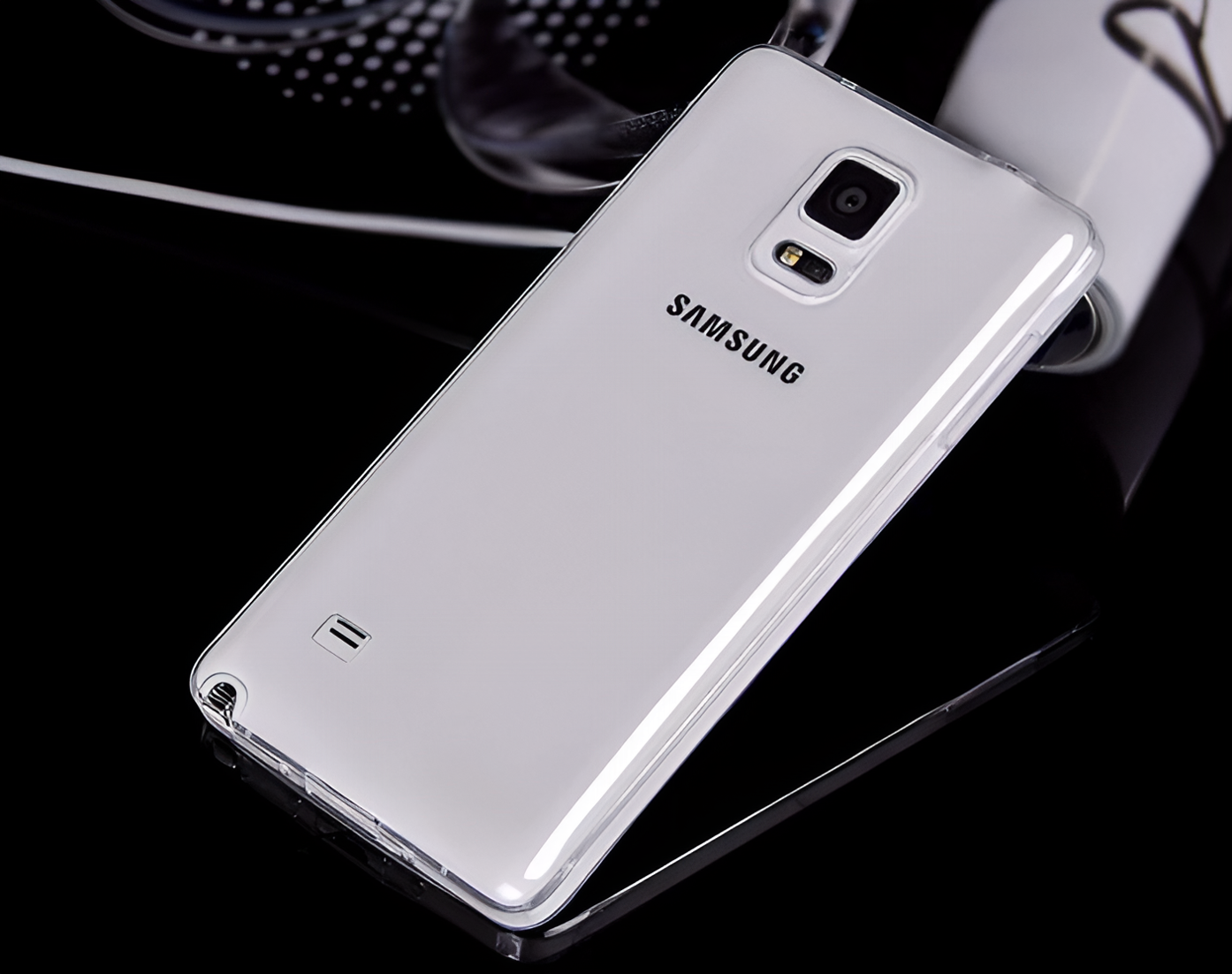 Чехол MyPads для Samsung Galaxy Note 4 ультра-тонкая полимерная из мягкого качественного силикона прозрачная