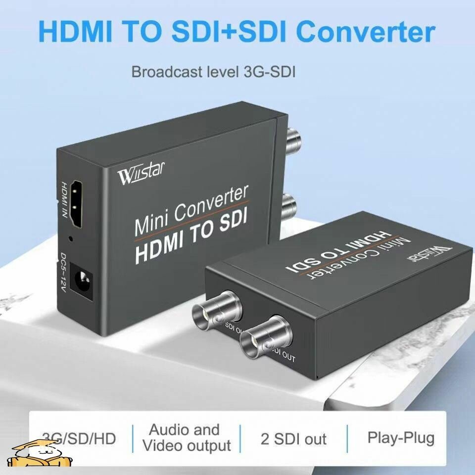 Конвертер HDMI - to - SDI, 2 встроенных аудиоустройства с выходом SDI, с поддержкой HDMI 1.3, 3G / HD - SDI для автоматического обнаружения расширений формата