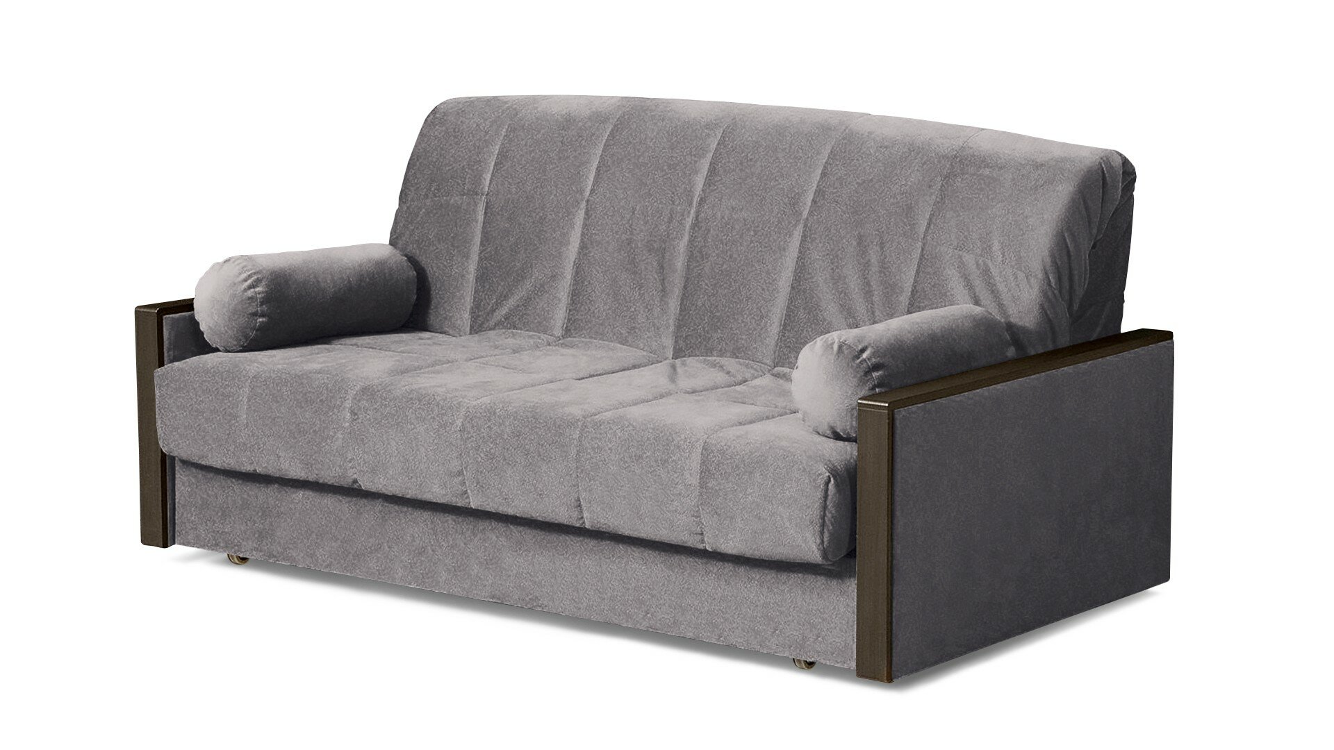 Диван Милена Лайт Velutto 19 NOW 148x105x88 см, серый Велютто, аккордеон Дом мебели для вас