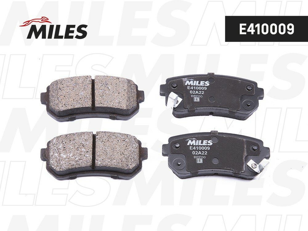 Колодки тормозные задние MILES E410009 Kia Ceed, Rio, Sportage, Hyundai Accent, I20, I30, Ix35