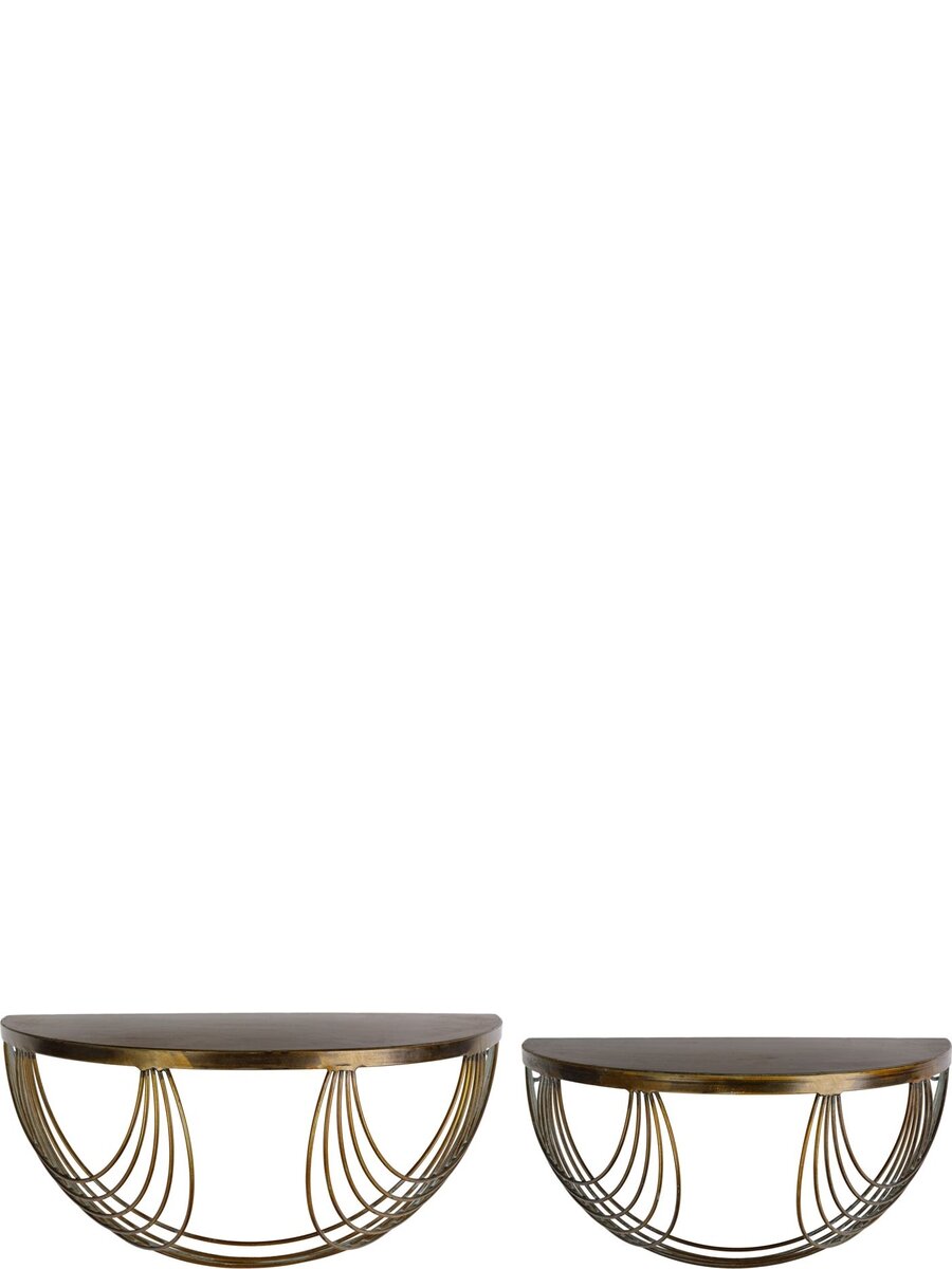 57-072 Консоли настенные, набор 2 предмета 50x25x25, 40x21x22см, Glasar