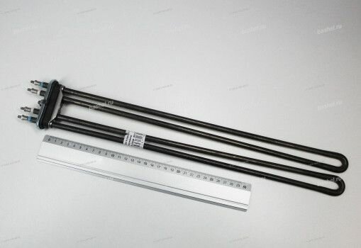 ТЭН СМА проф. 3000+3000W L-460 12341 000R Irca (прямой с буртом)