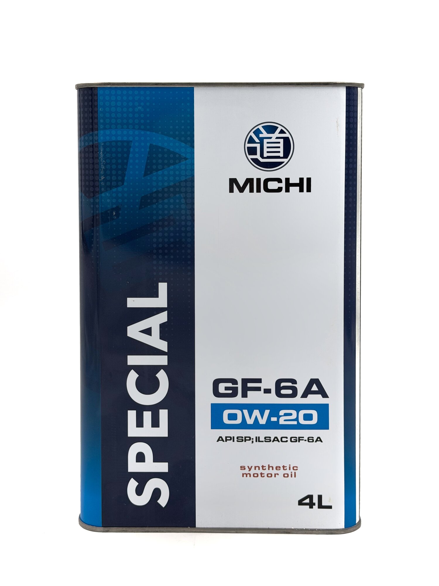 Масло моторное MICHI SPECIAL GF-6A 0W-20, 4 литра, синтетическое