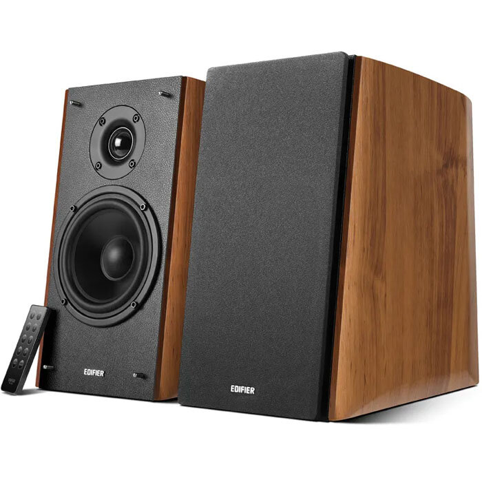 Колонки Edifier R2000DB Warm oak мощность 120 Вт, Bluetooth v5.0, светлое дерево