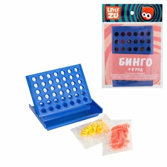 Настольная игра Little Zu Бинго: 4 в ряд (90055H)