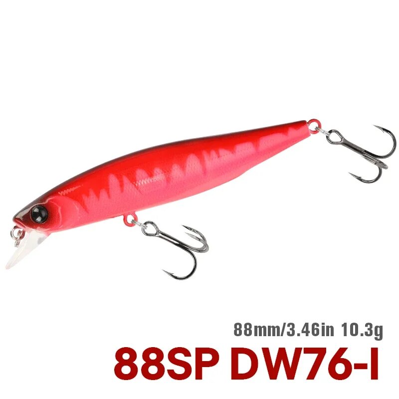 Приманка TSURINOYA 88SP DW76-I, 88 мм, Красный