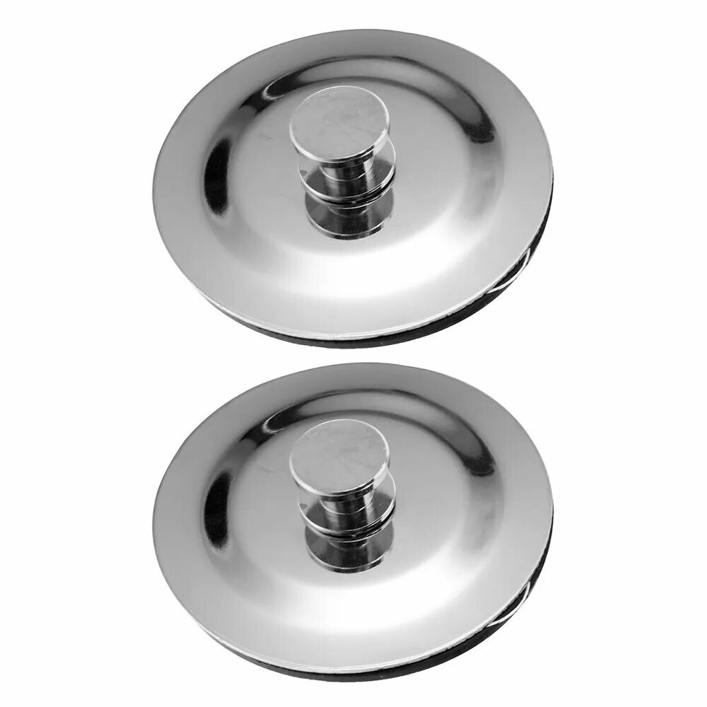 Универсальная металлическая пробка для слива ванны из нержавеющей стали для ванной комнаты